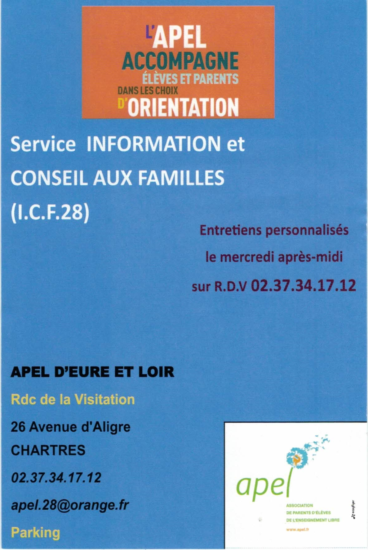 L’APEL accompagne élèves et parents – Collège Sainte Marie